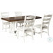 Valebeck White and Brown Rectangular Dining Room Set ...