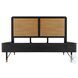 Saratoga Black King Platform Bed From Armen Living | Home Gallery Stores