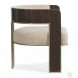 Modern Streamline Open Back Barrel Chair from Caracole ...