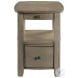 Primo III Light Stain Chairside Table | HomeGalleryStores.com | 066-916