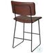 Tribeca Cordovan And Gunmetal Counter Height Stool | HomeGalleryStores ...