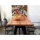 Craftsman Caramel and Matt Black Bar Table | HomeGalleryStores.com | UH ...