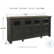 Tyler Creek Black And Gray Extra Large TV Stand | HomeGalleryStores.com ...