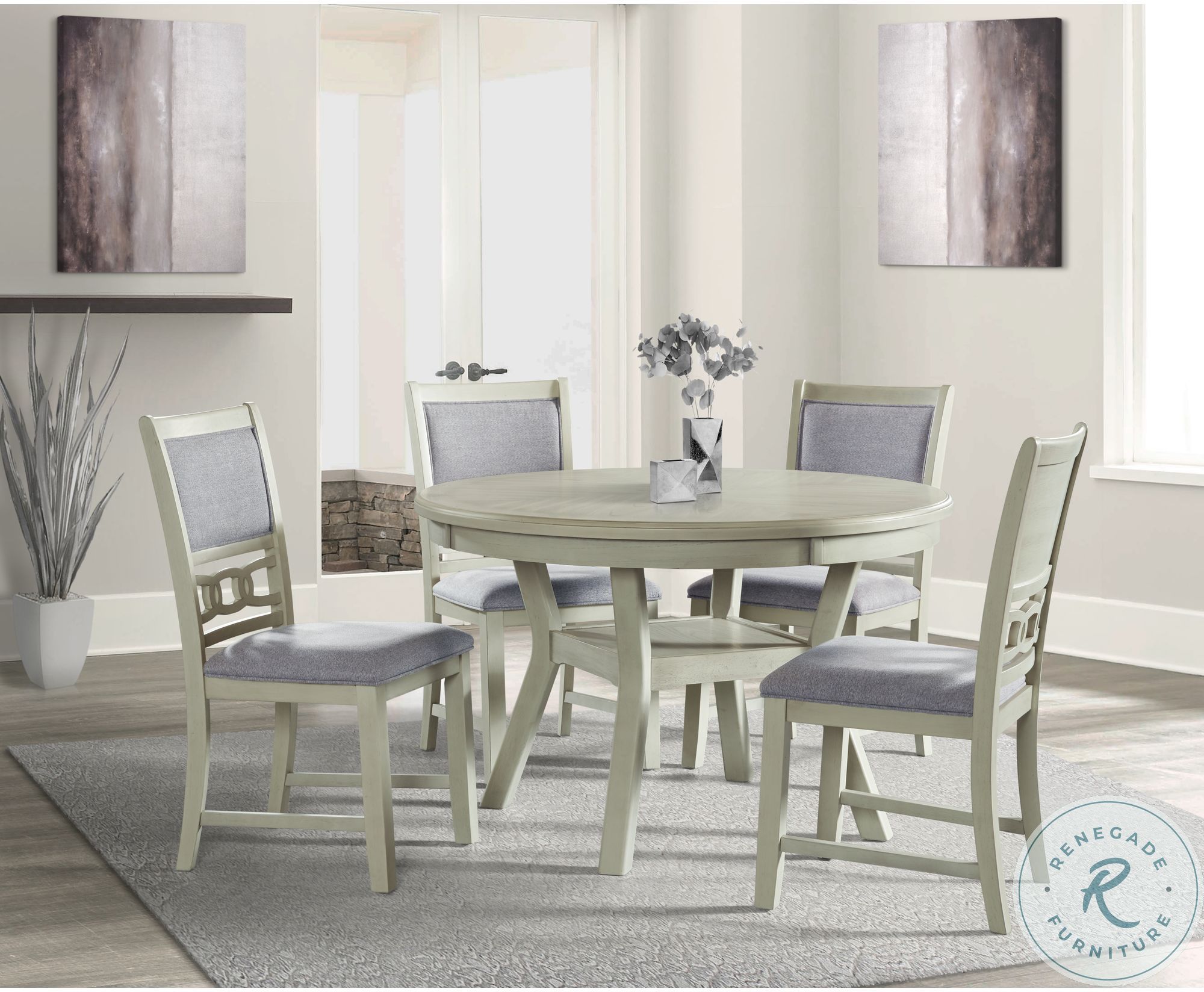 Taylor Bisque Dining Room Set | HomeGalleryStores.com | DAH700DT