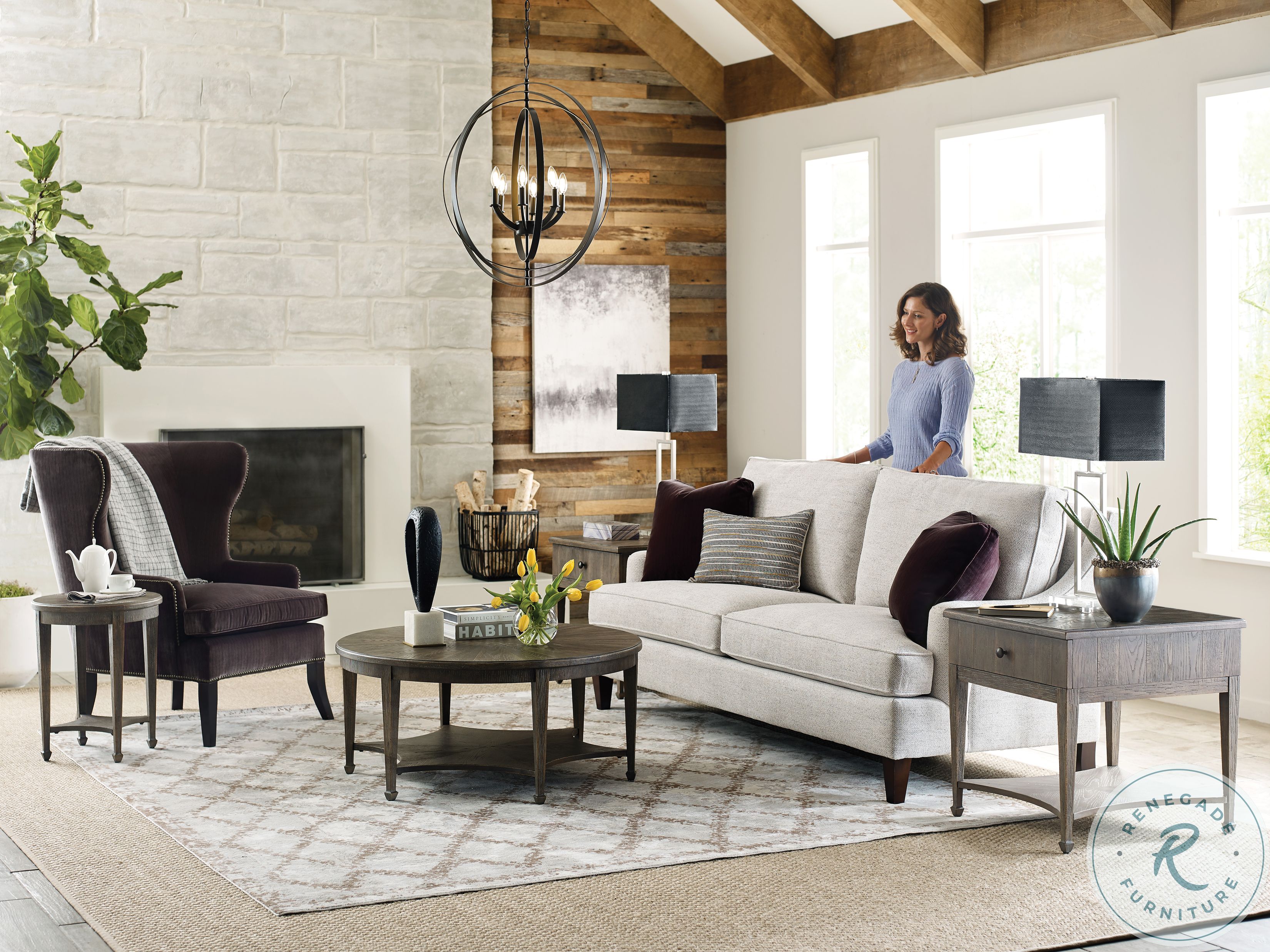 Emporium Shadow Sutter Round Coffee Table From American Drew | Home Gallery Stores