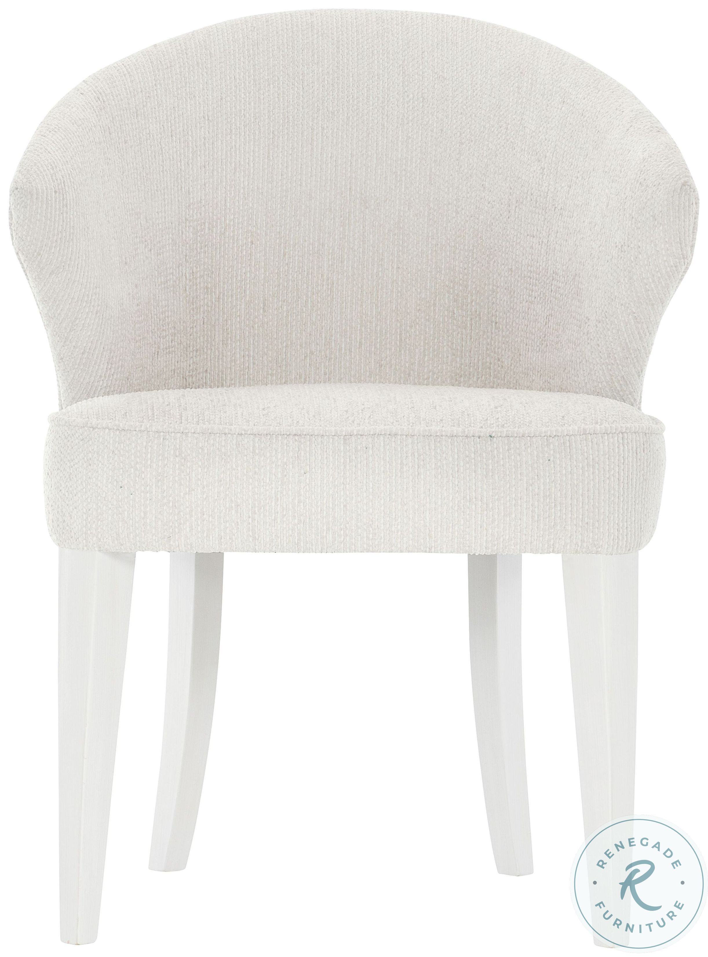 Silhouette White Arm Chair | HomeGalleryStores.com | 307542