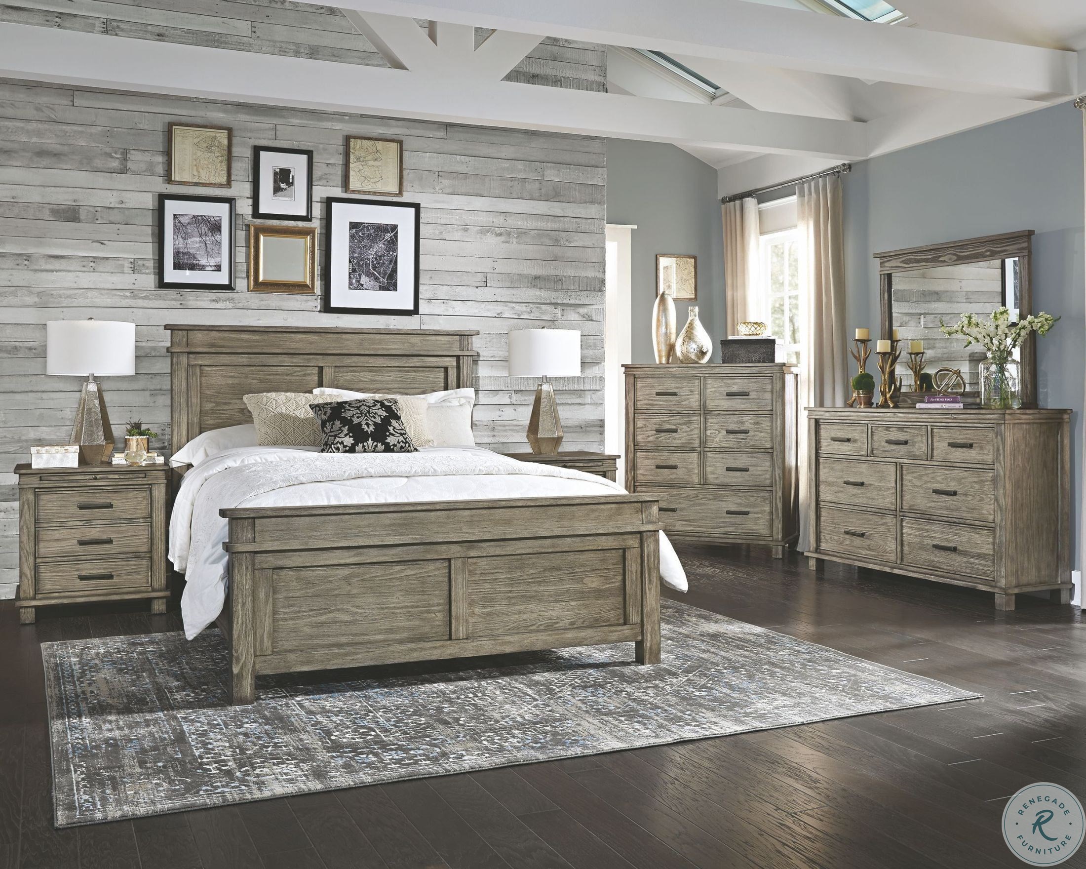 Glacier Point Greystone Panel Bedroom Set | HomeGalleryStores.com ...