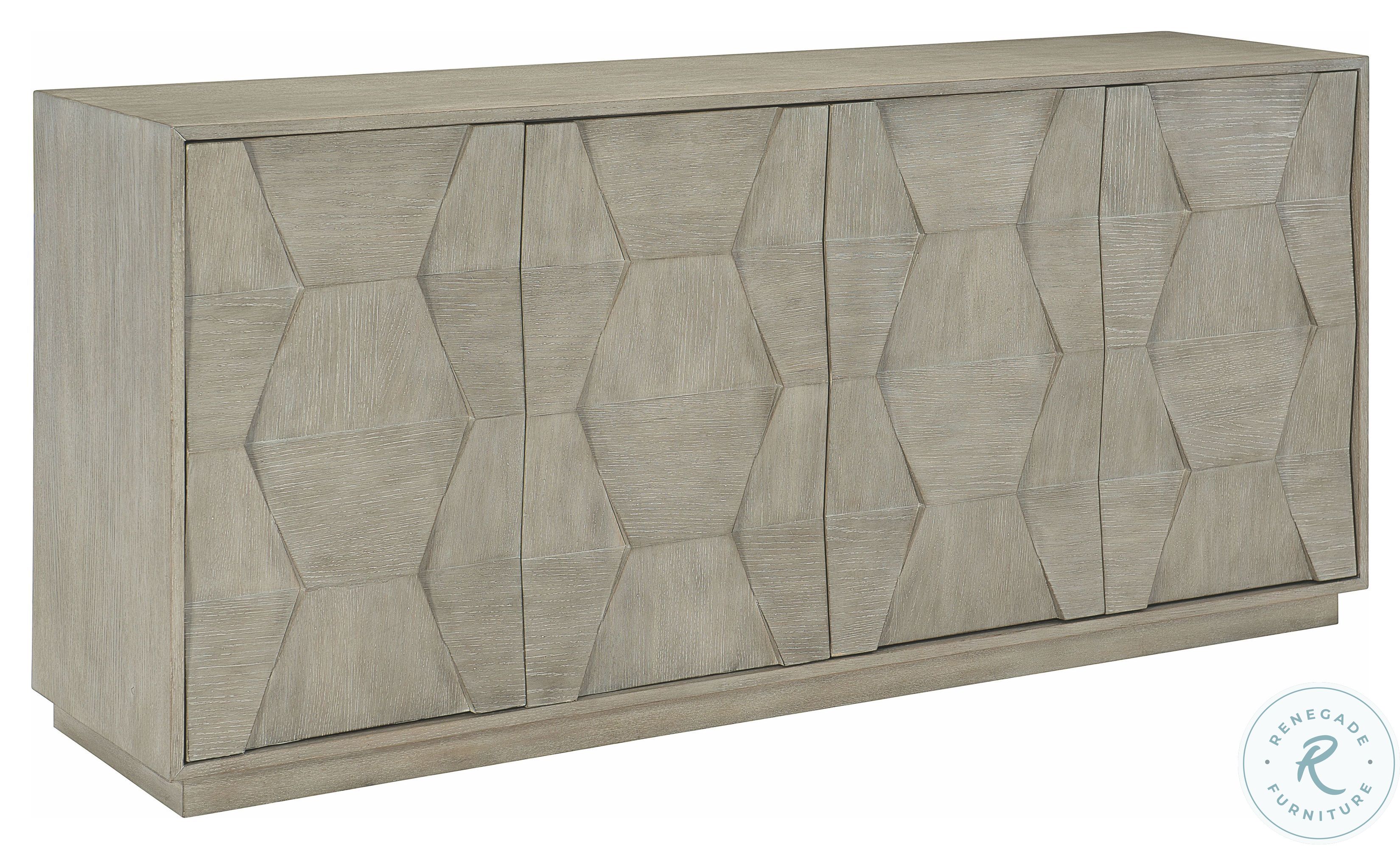 Linea Cerused Greige Metal Extendable Rectangular Dining Room Set ...