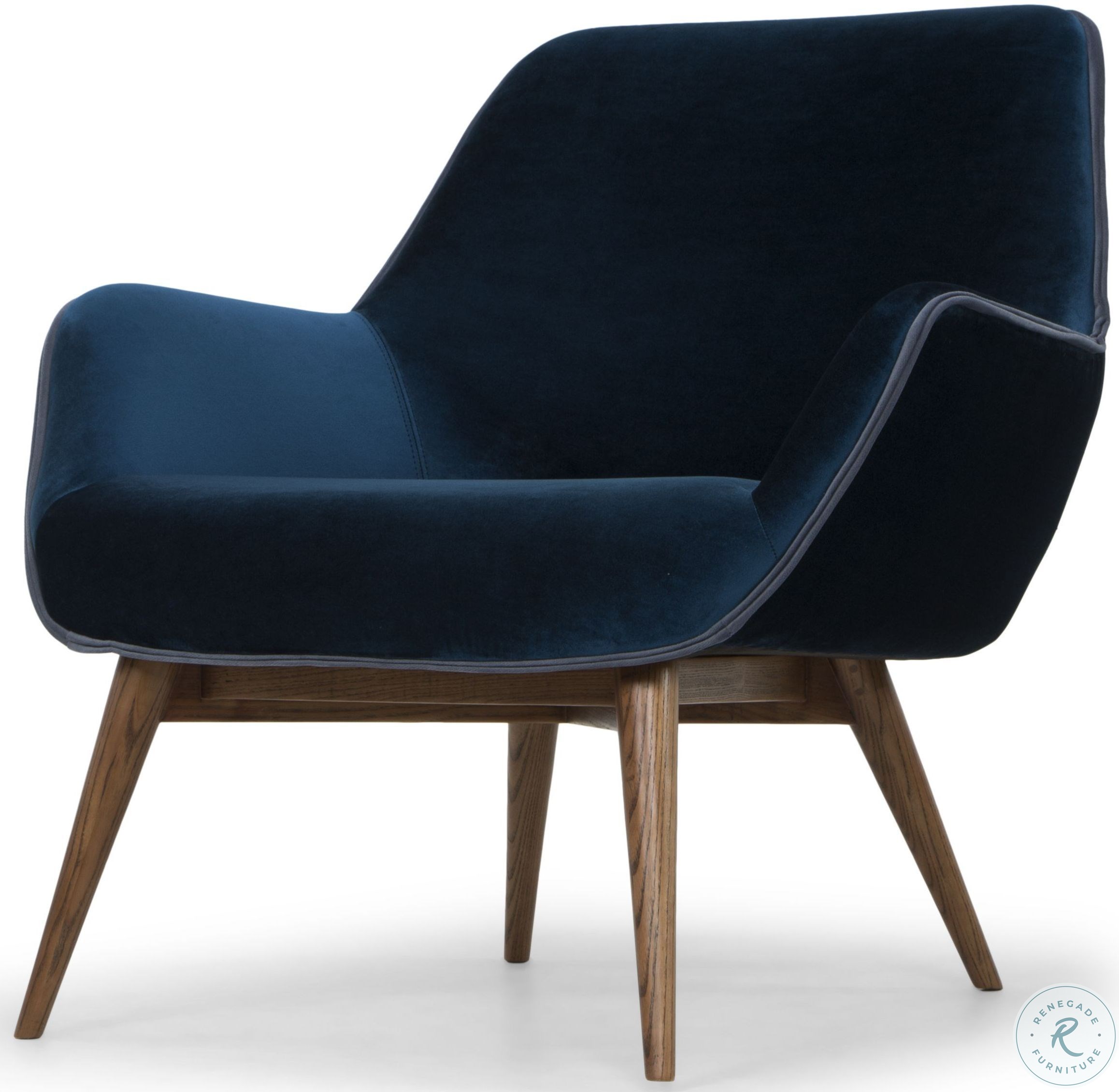 Gretchen Midnight Blue Occasional Chair | HomeGalleryStores.com | HGSC175