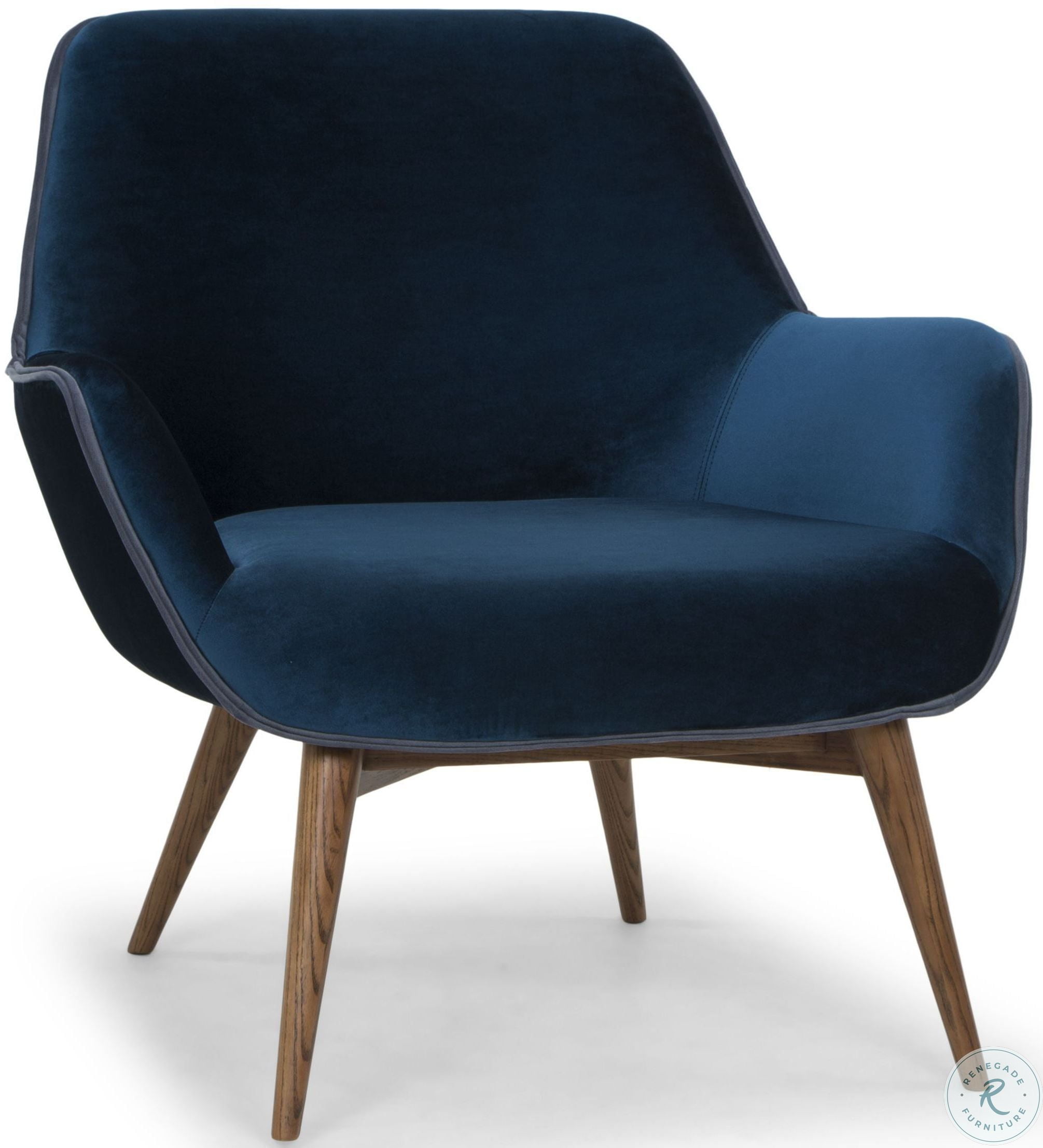 Gretchen Midnight Blue Occasional Chair | HomeGalleryStores.com | HGSC175