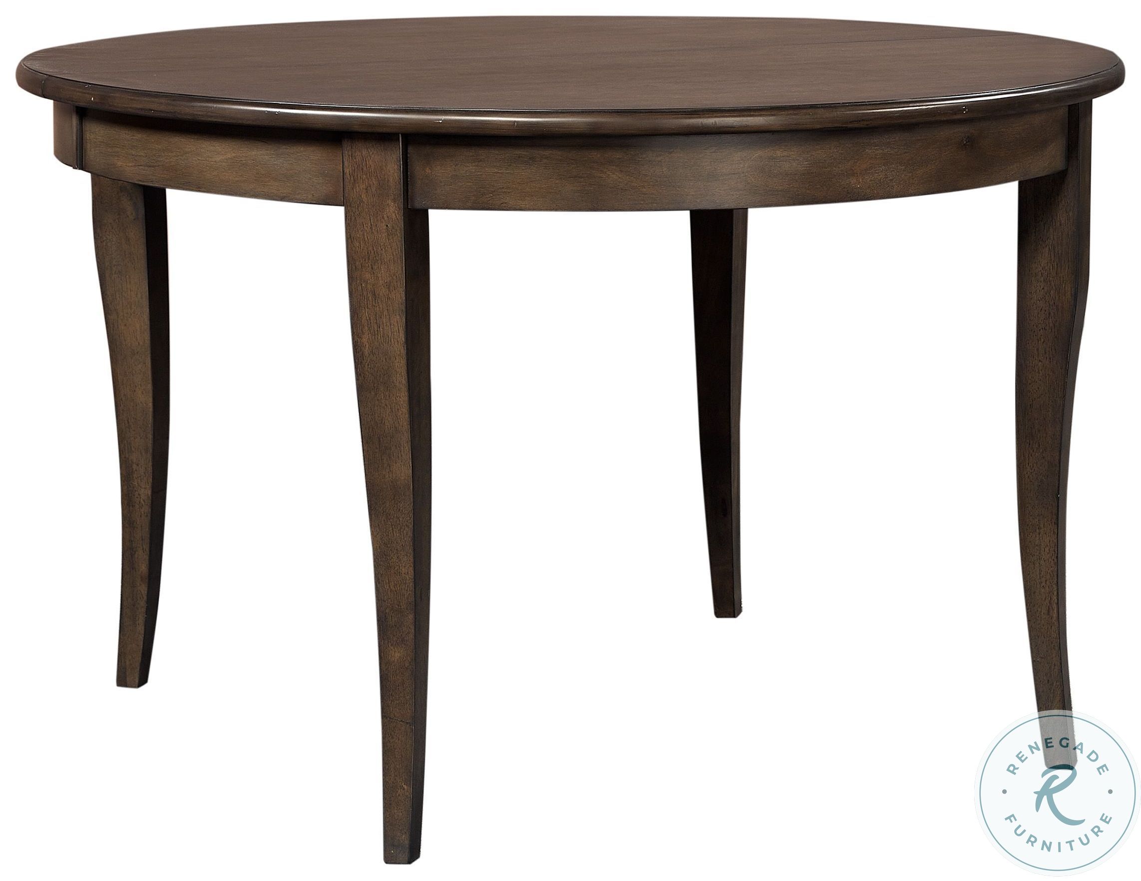 Blakely Sable Brown Round Extendable Dining Table From Aspen Home ...
