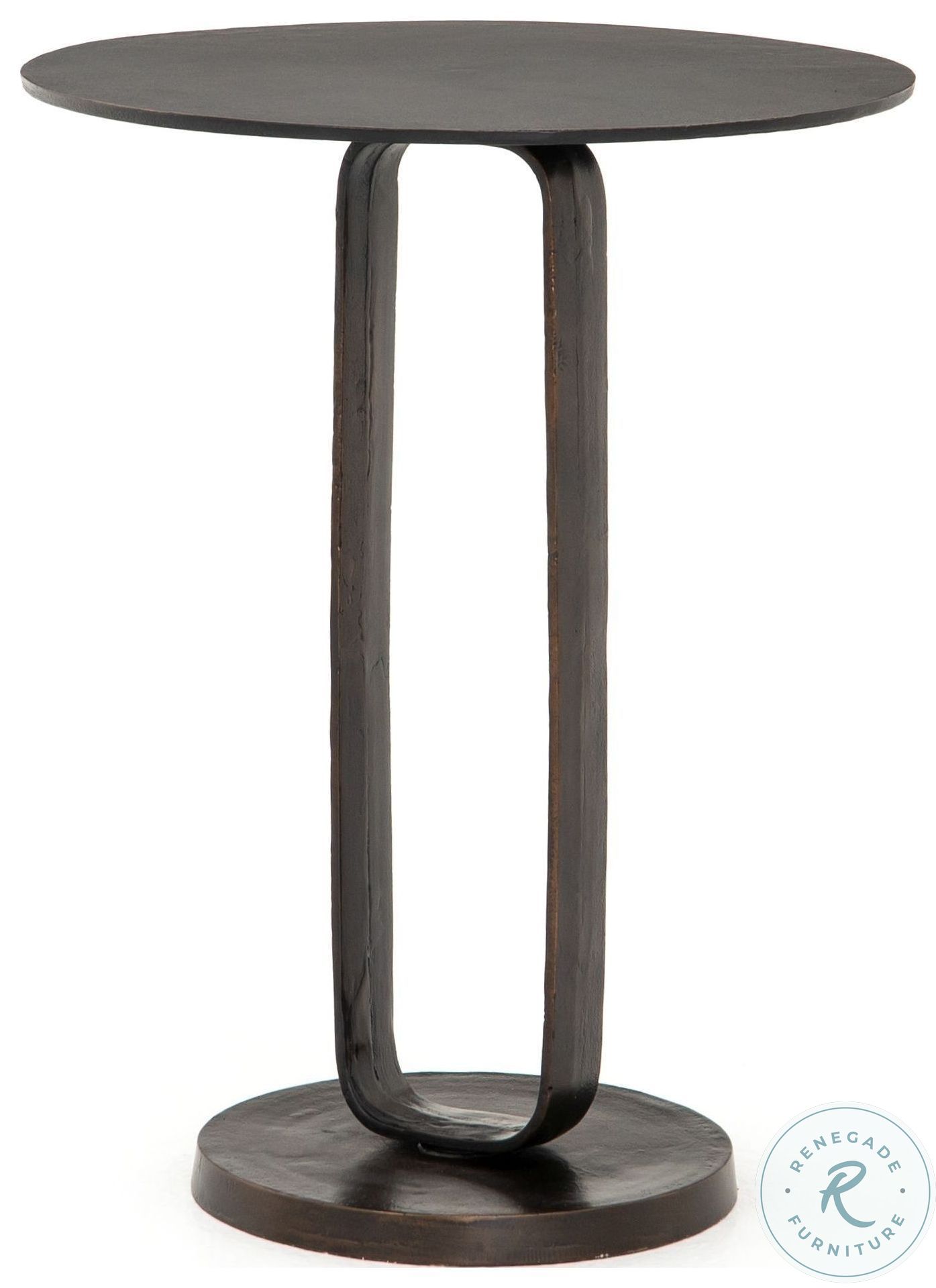 Marlow Antique Rust Douglas End Table | HomeGalleryStores.com | IMAR-215