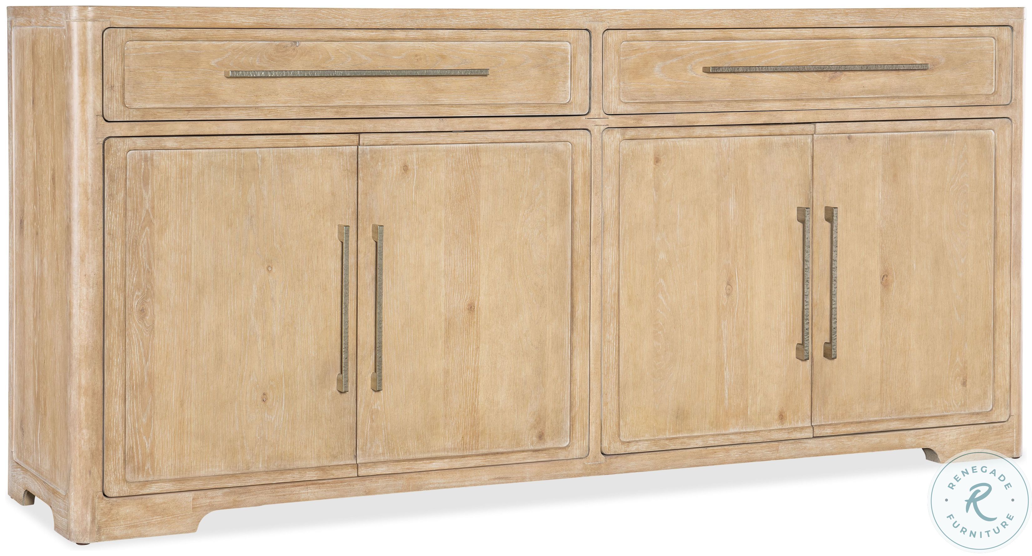 Retreat Light Brown Buffet From Hooker | Coleman Furniture