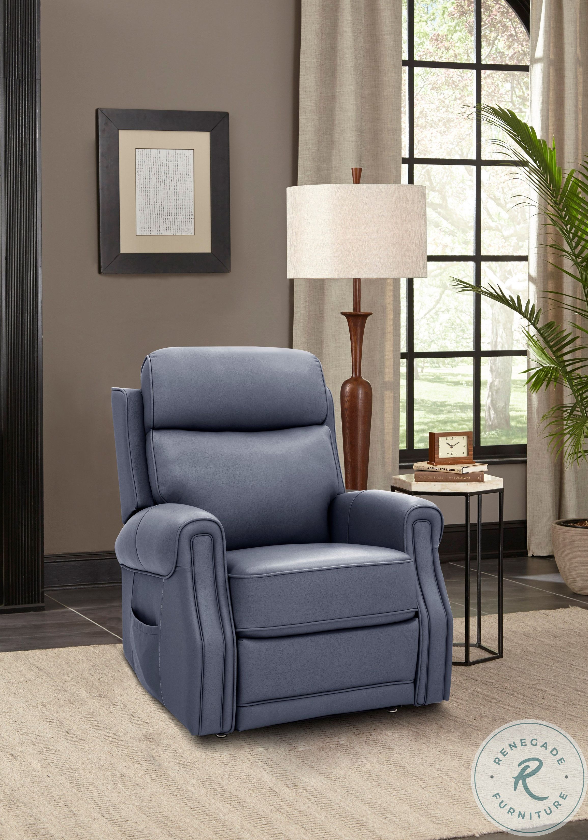 Lance Sorrento Ocean Power Lift Recliner with Power Headrest And Power ...
