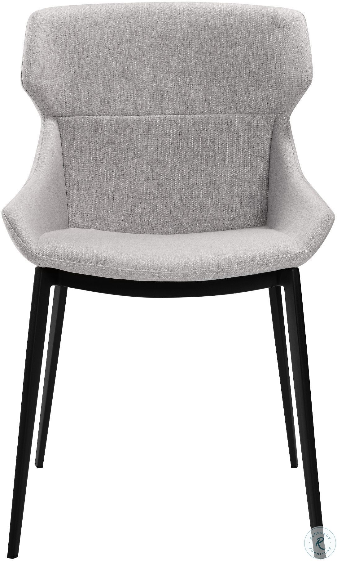 Kenna Gray Dining Upholstered Side Chair Set Of 2 | HomeGalleryStores ...