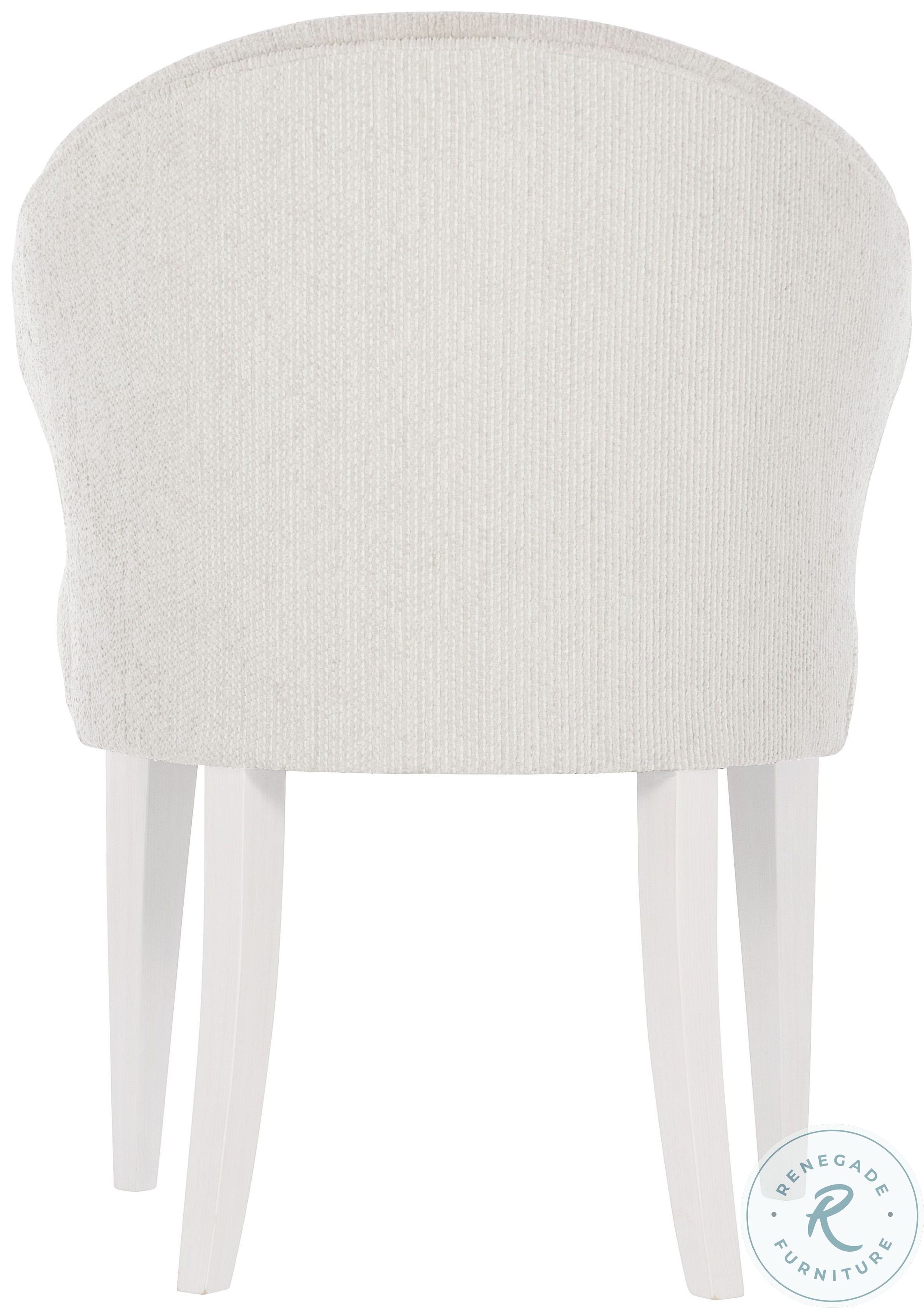 Silhouette White Arm Chair | HomeGalleryStores.com | 307542