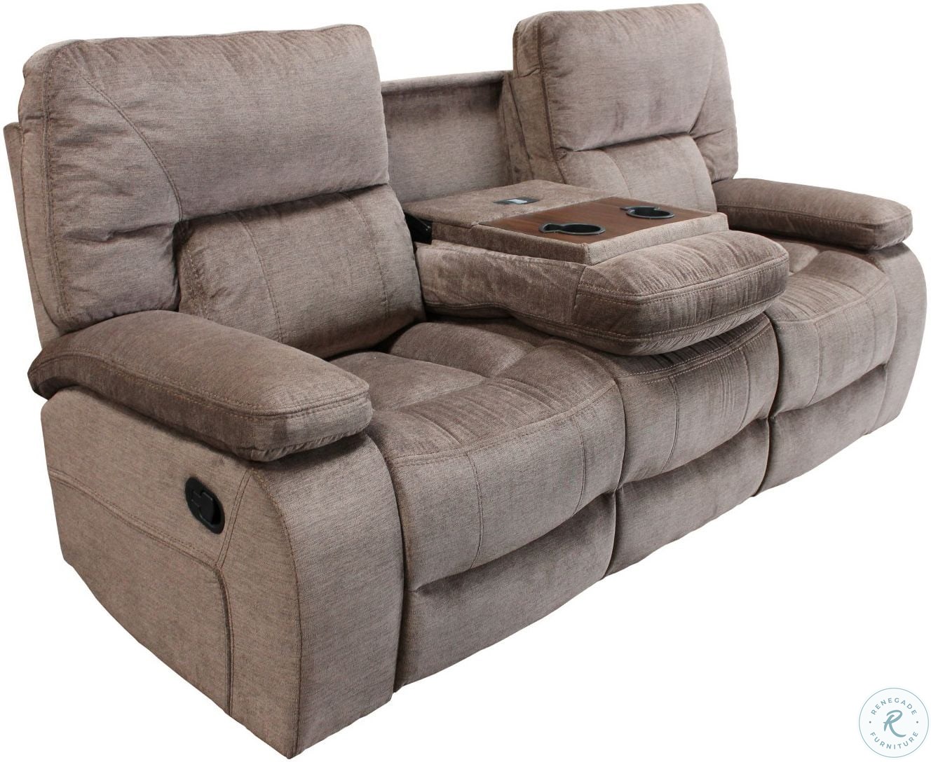 Chapman Kona Dual Reclining Sofa with Drop Down Console ...