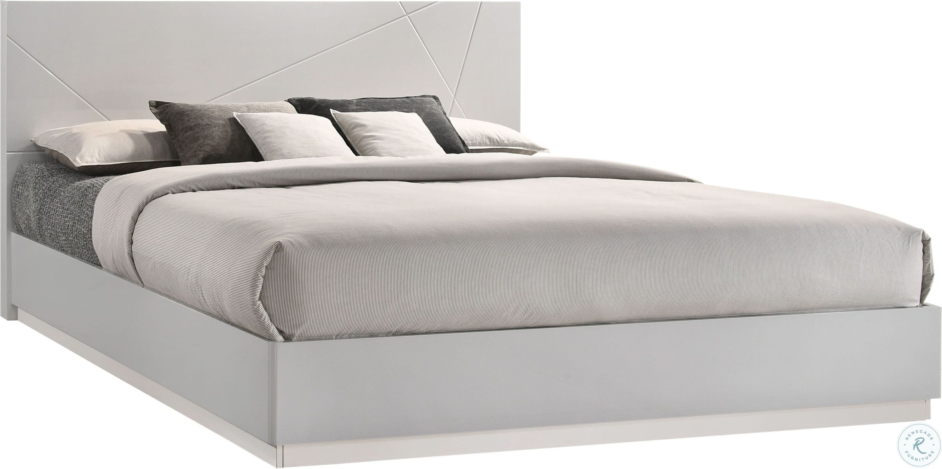 Naples Grey Platform Bedroom Set | HomeGalleryStores.com | 17122-Q