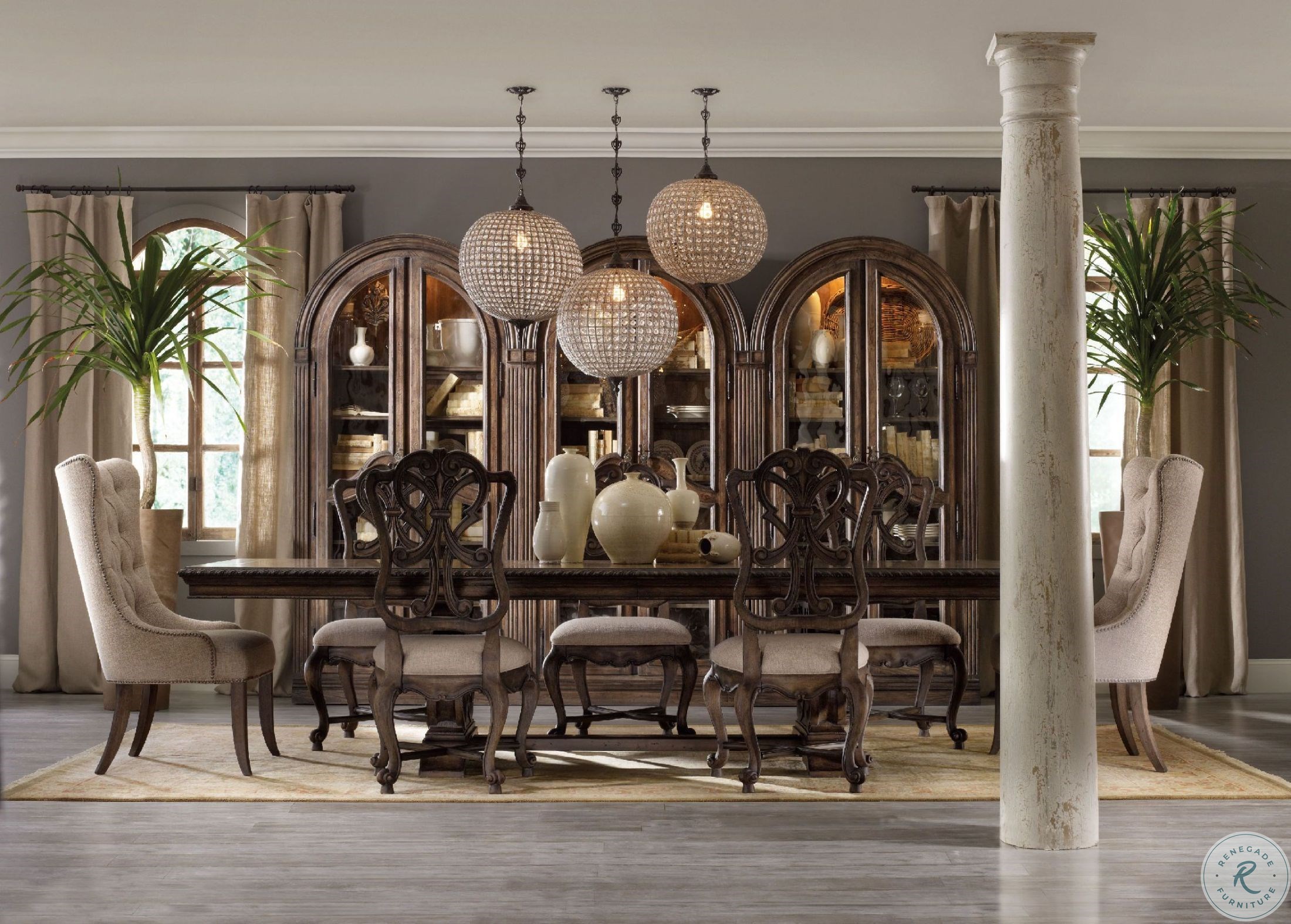 Rhapsody Brown Bunching Curio | HomeGalleryStores.com | 5070-50001