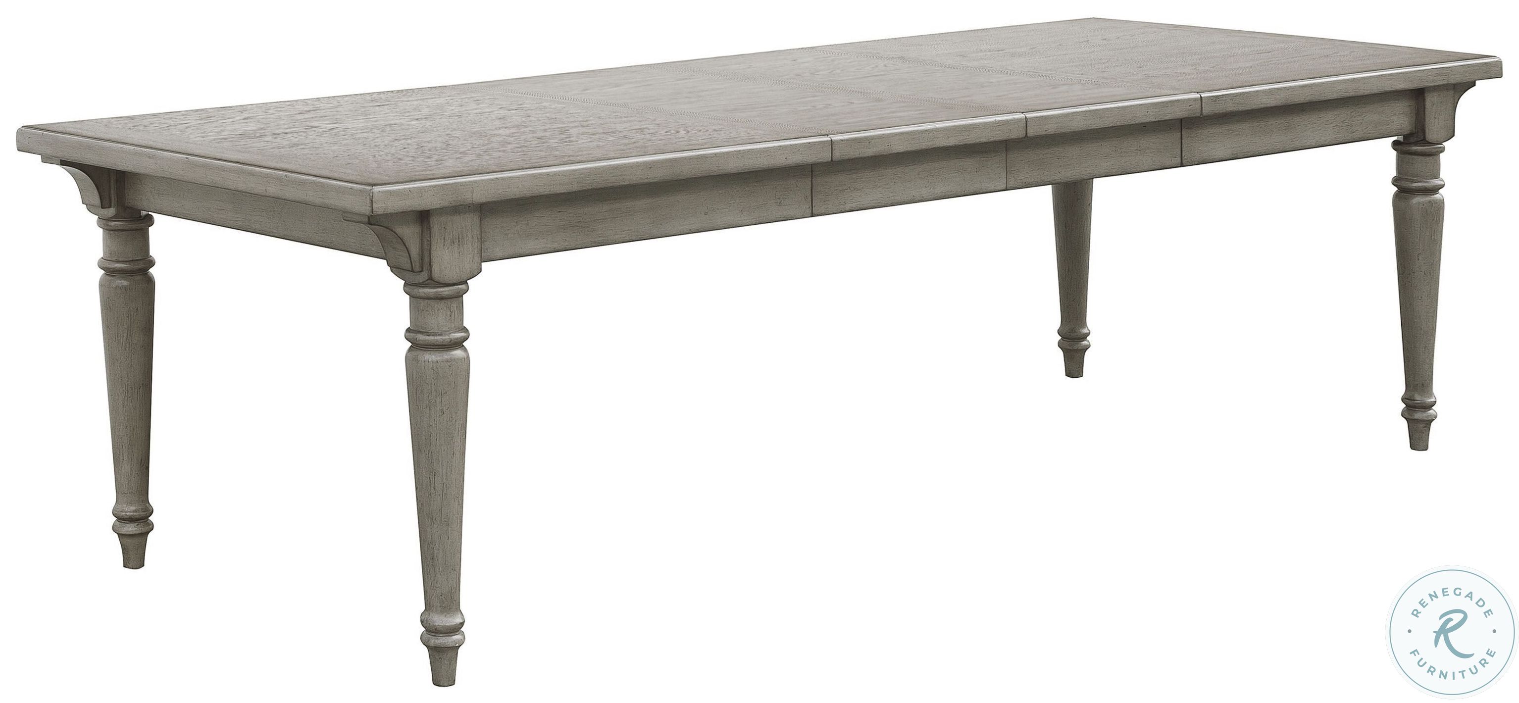 Madison Ridge Gray Leg Extendable Dining Table | HomeGalleryStores.com ...