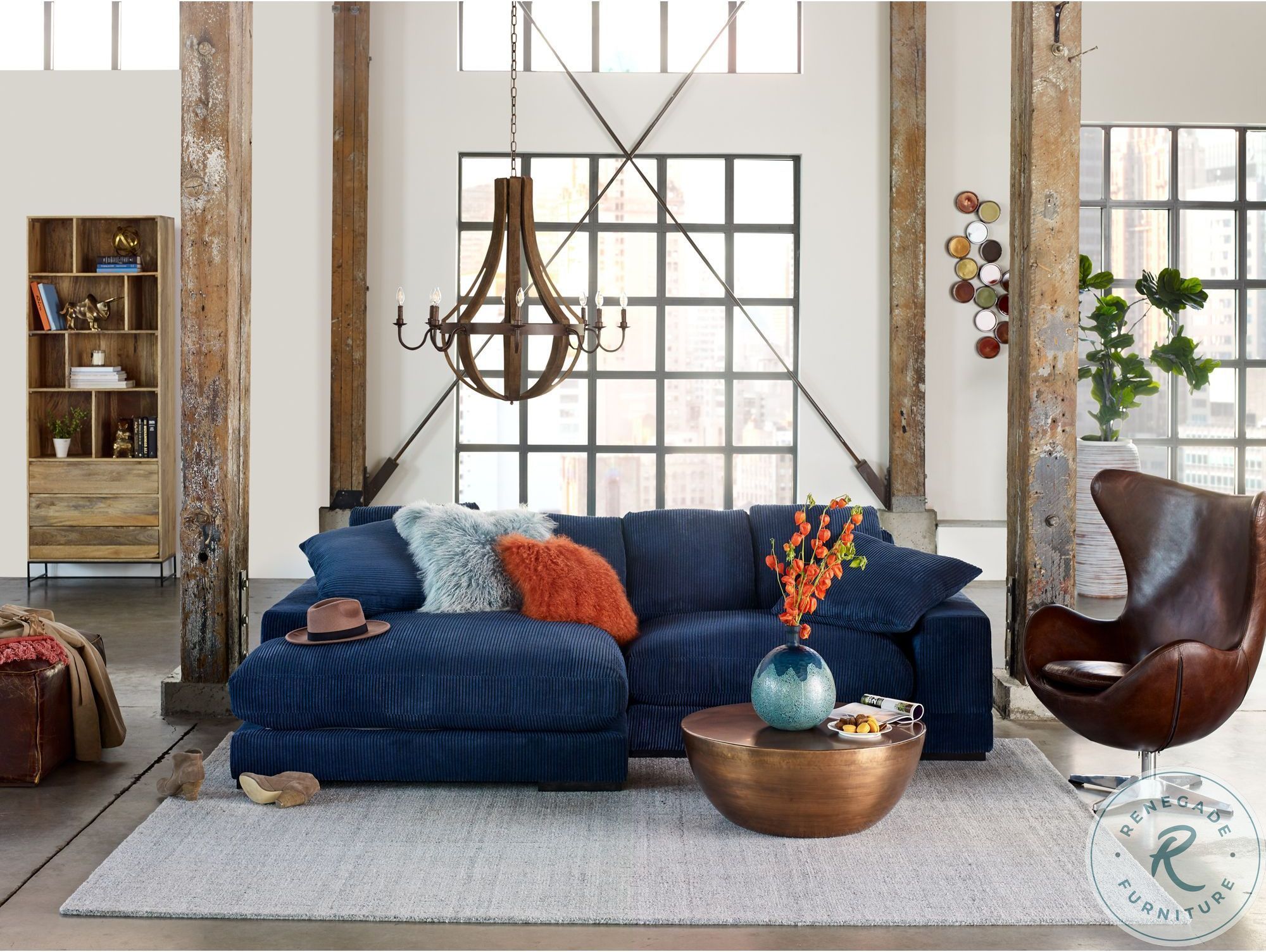 Conga Metallic Coffee Table | HomeGalleryStores.com | OT-1002-42