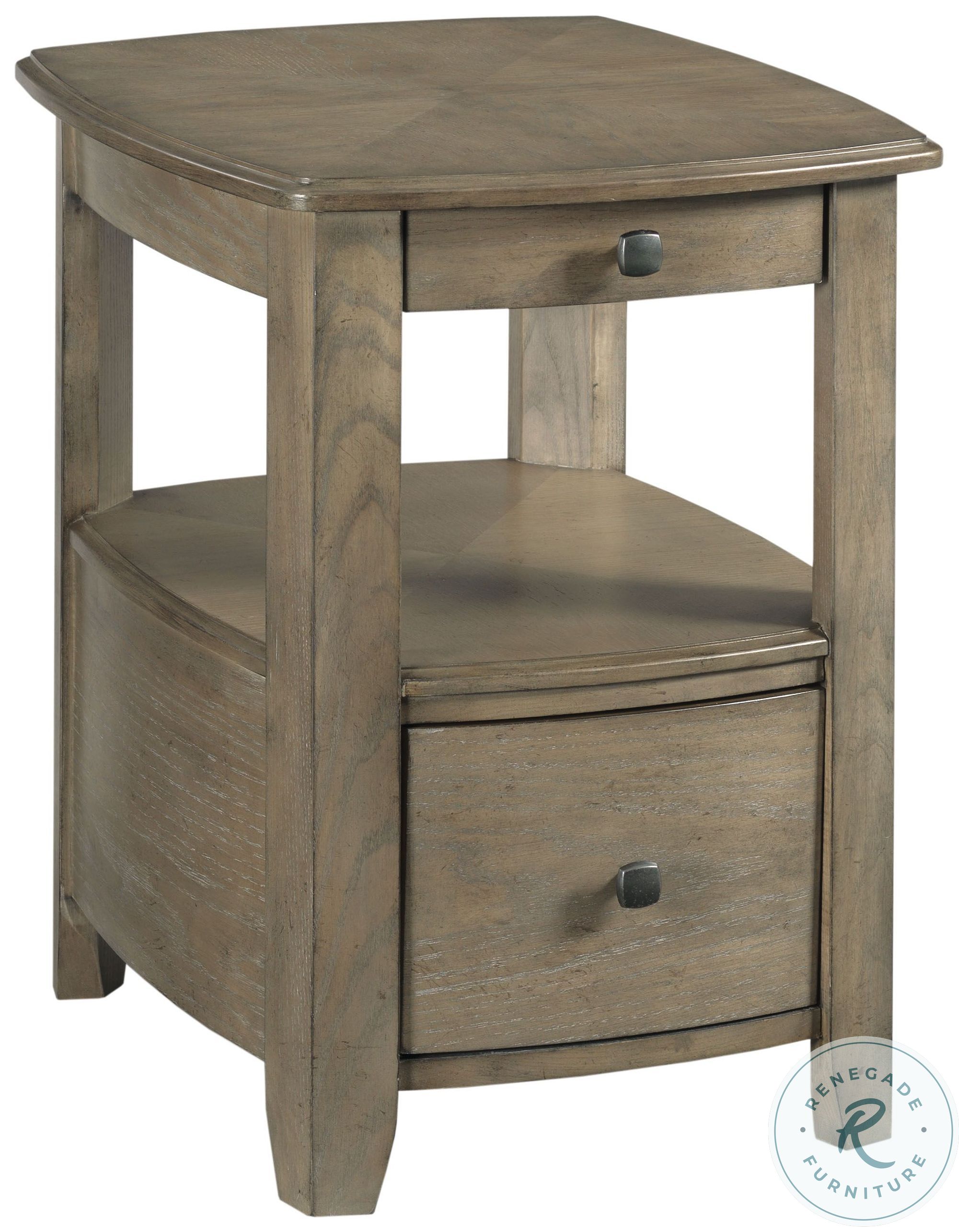 Primo III Light Stain Chairside Table | HomeGalleryStores.com | 066-916