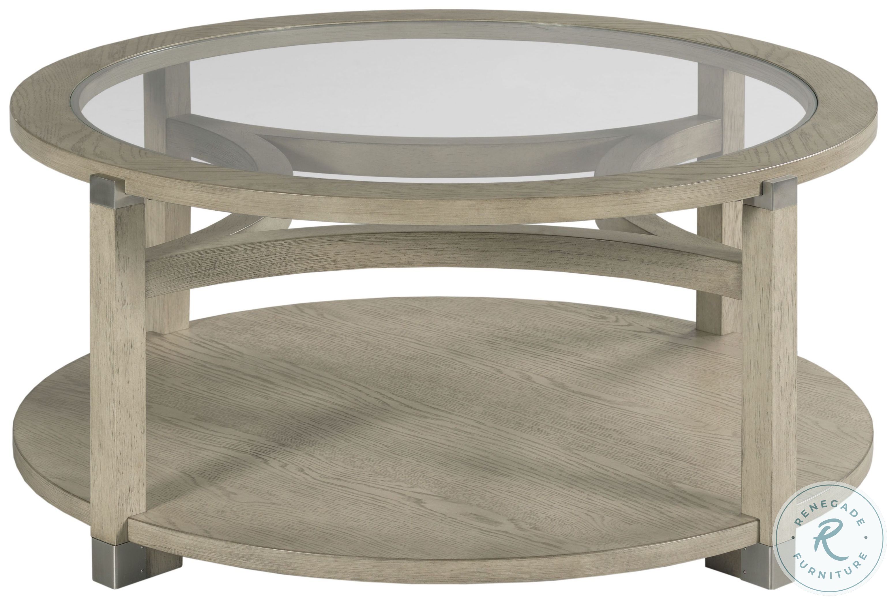 Solstice Grey Round Coffee Table | HomeGalleryStores.com | 086-911