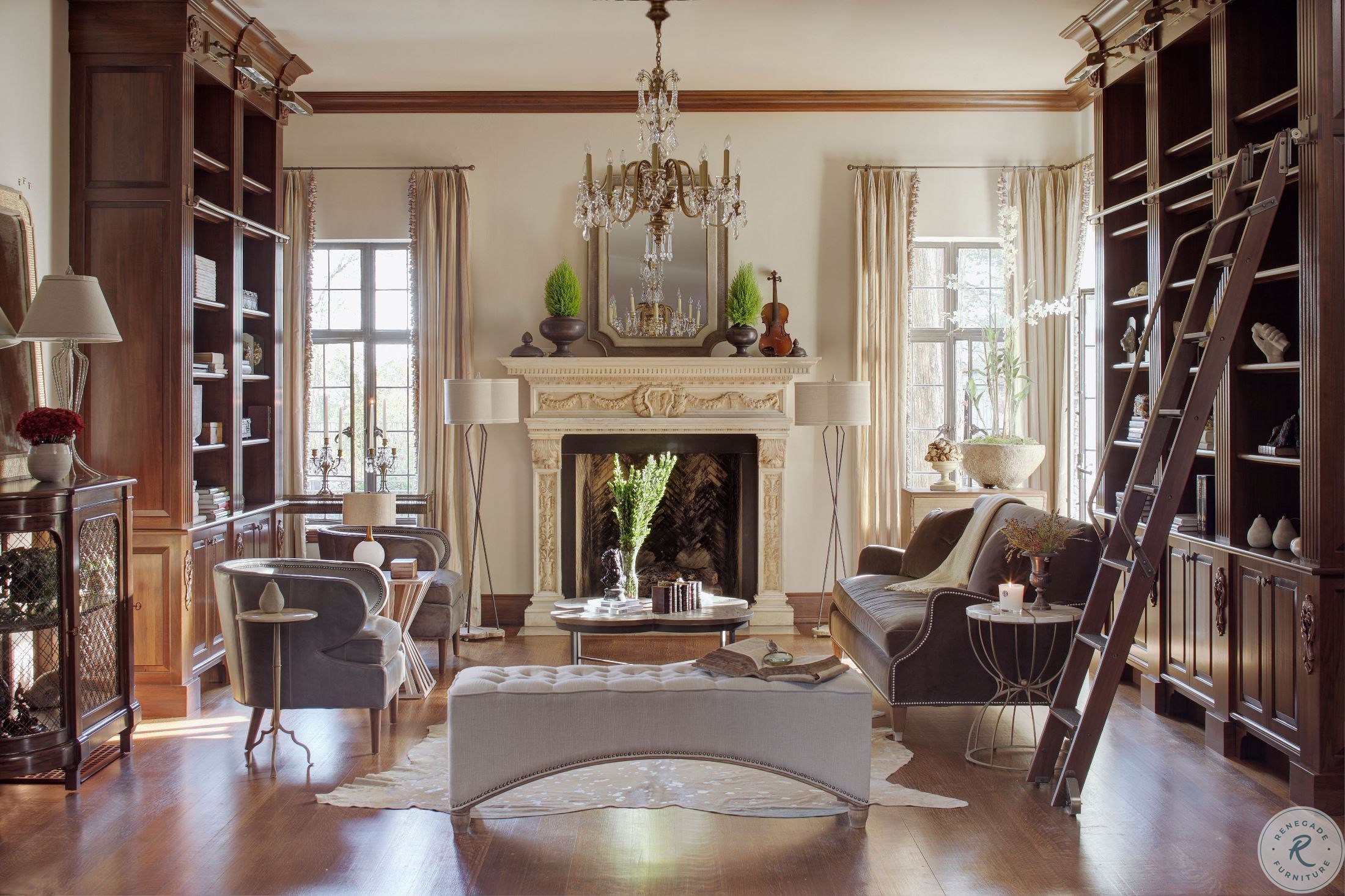 Yardley Faux Shagreen Rectangular Mirror | HomeGalleryStores.com | SCH ...