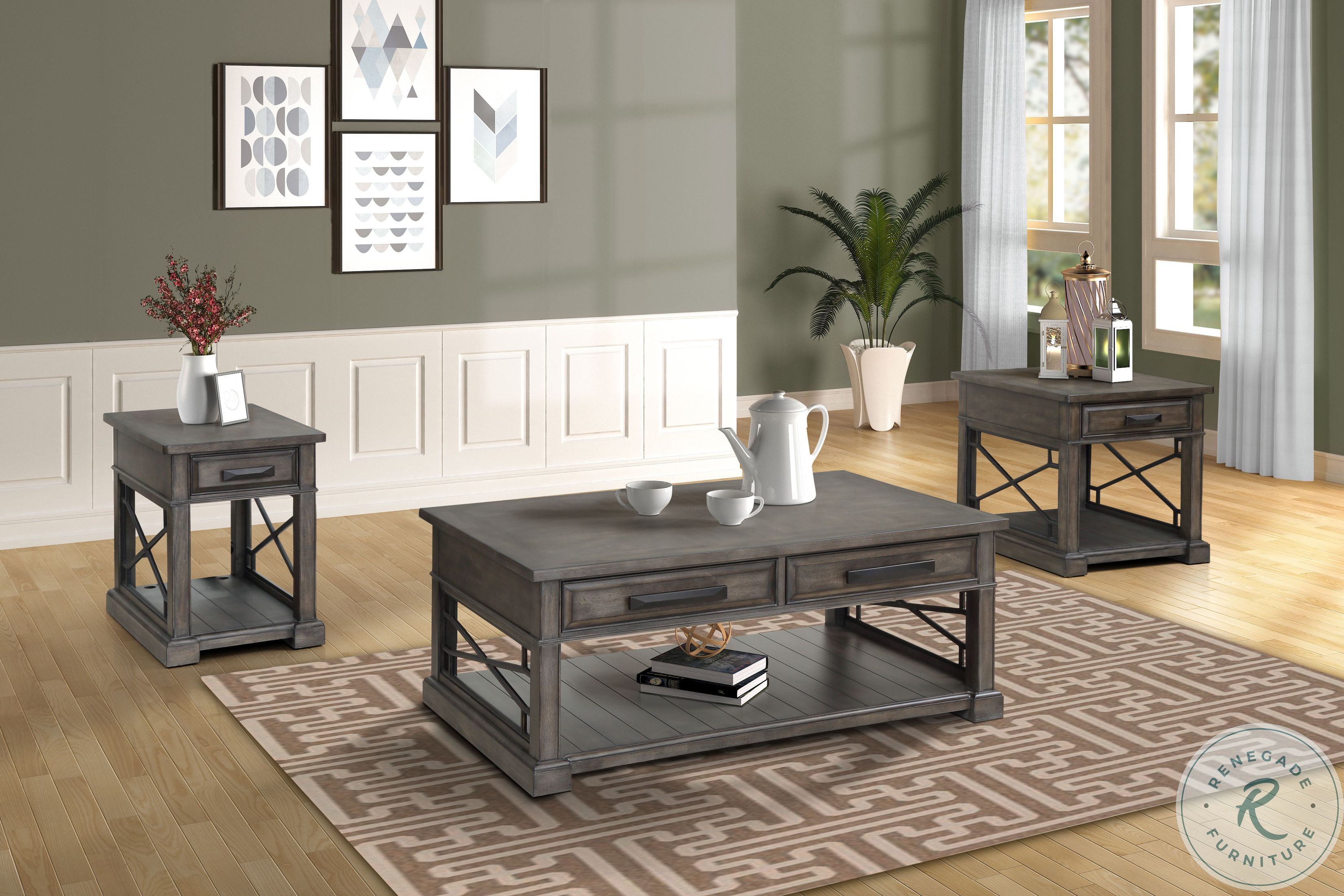 Sundance Smokey Gray Cocktail Table | HomeGalleryStores.com | SUN-01-SGR