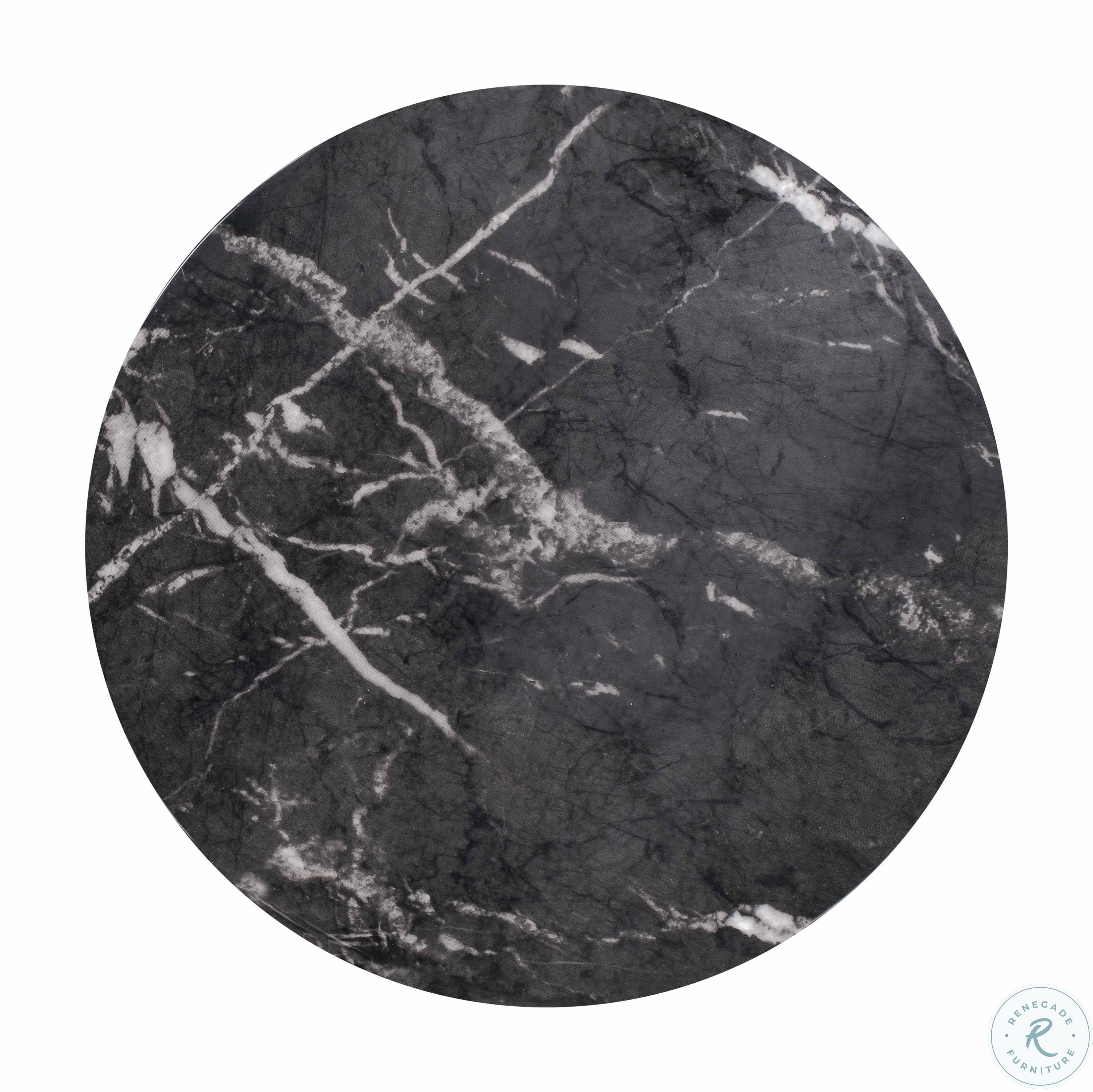 Rue Black Marble Side Table | HomeGalleryStores.com | OC44040