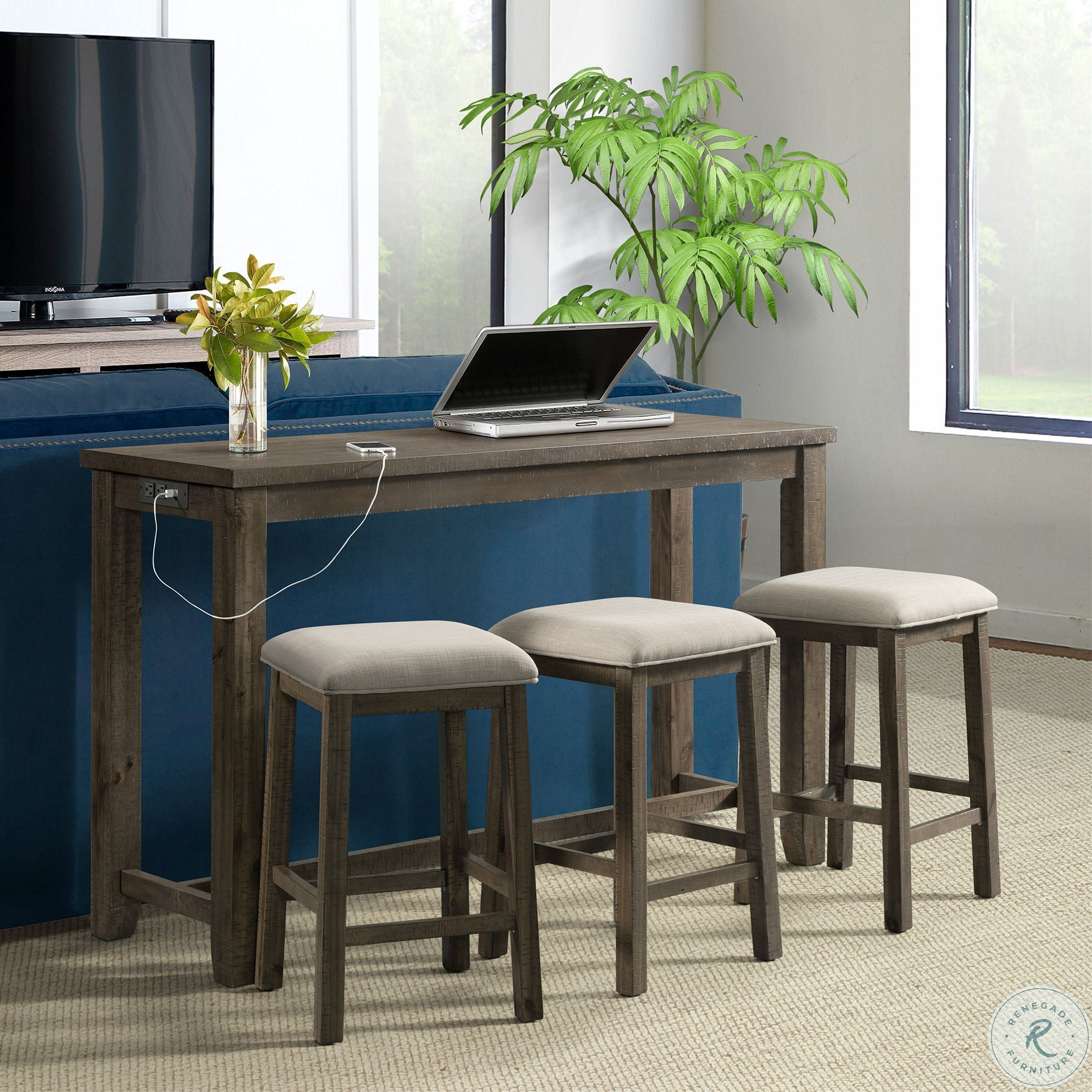 Stanford Gray Multipurpose Bar Set | HomeGalleryStores.com | TST300BTSPE