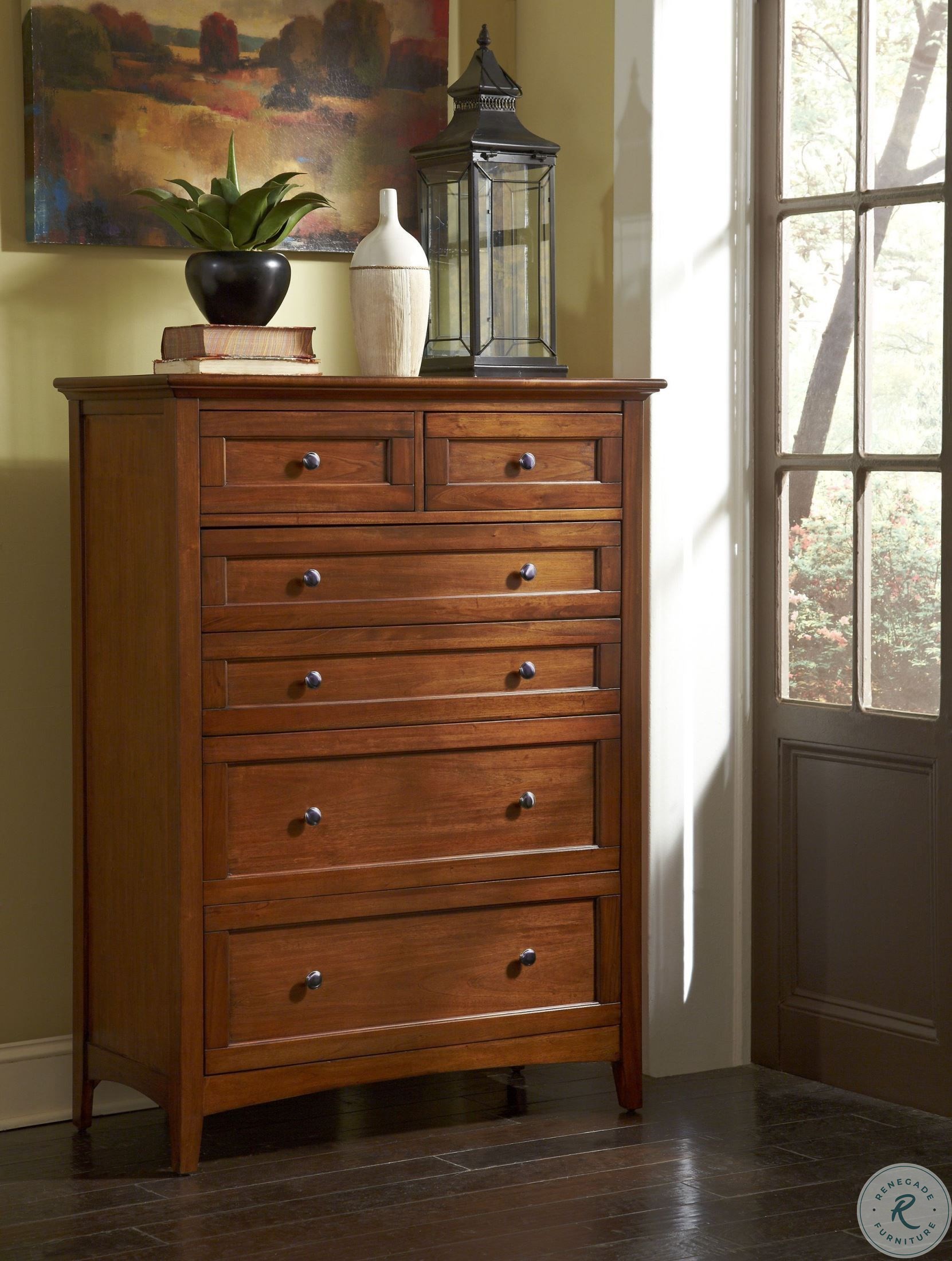 Westlake Cherry Brown Chest | HomeGalleryStores.com | WSLCB5600